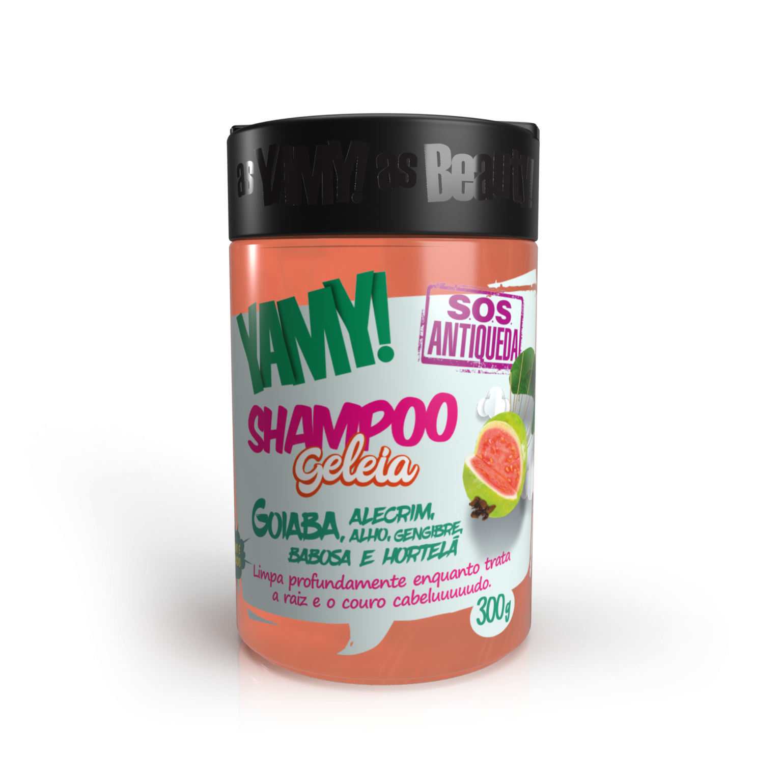 SHAMPOO GELEIA DE GOIABA ESFOLIANTE YAMY 300G - Yamy